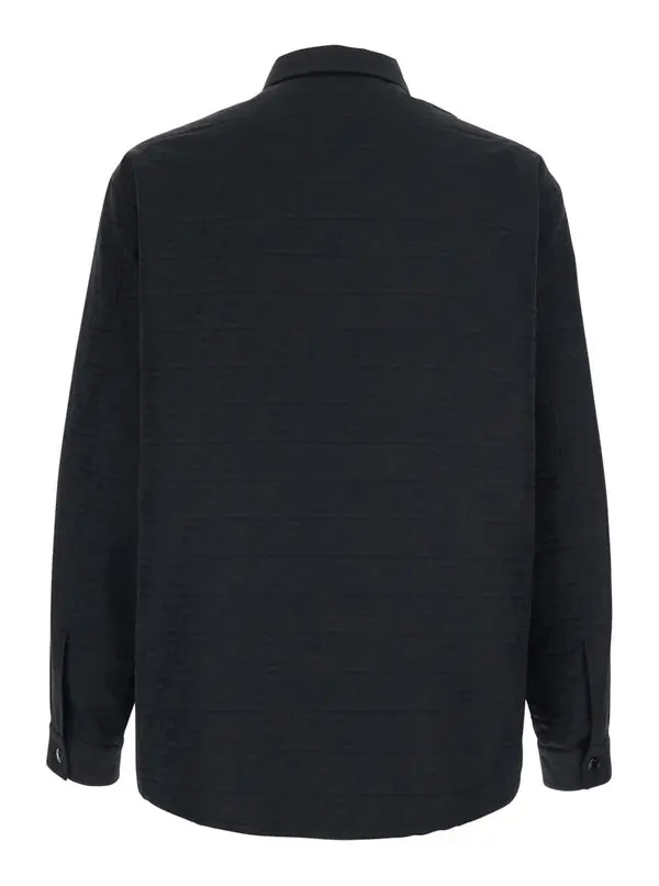 Fendi Tone On Tone Ff Motif Tech Fabric Jacket - Multicolor