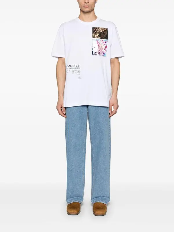 Dries Van Noten Heer Pr 1600 M.k.ss.t-shirt Whi