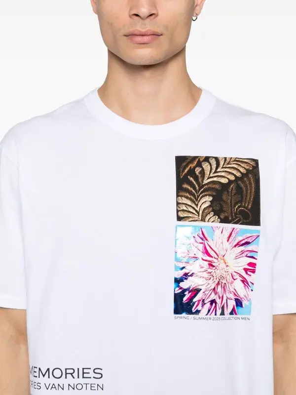 Dries Van Noten Heer Pr 1600 M.k.ss.t-shirt Whi