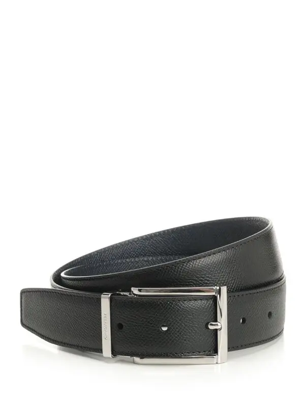 FERRAGAMO Reversible Leather Belt