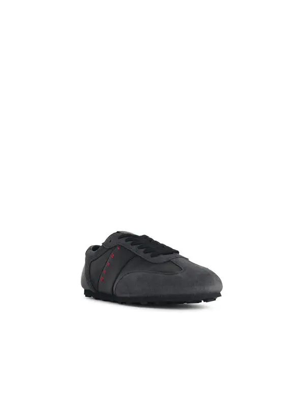 Marni Leather Sneakers - Black