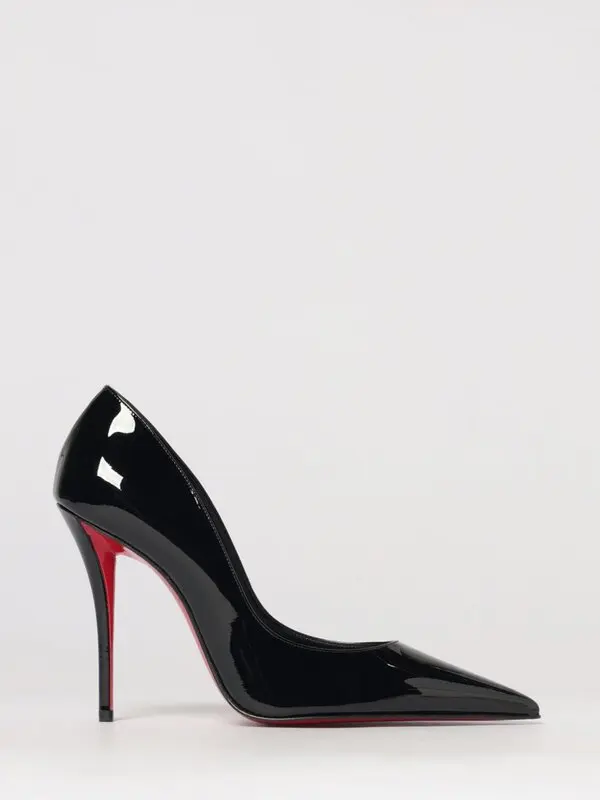 CHRISTIAN LOUBOUTIN Miss Z Patent Leather Pumps - Black
