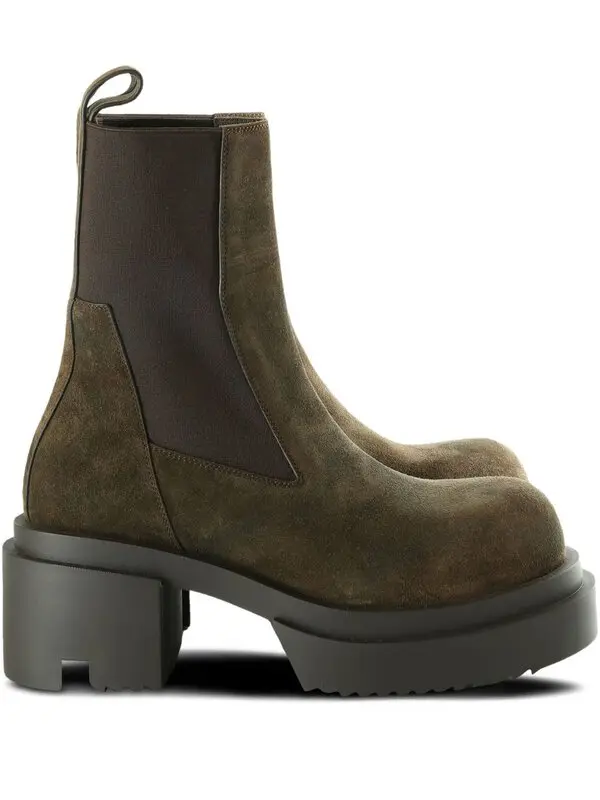 Rick Owens Suede Leather Boots - Multicolor