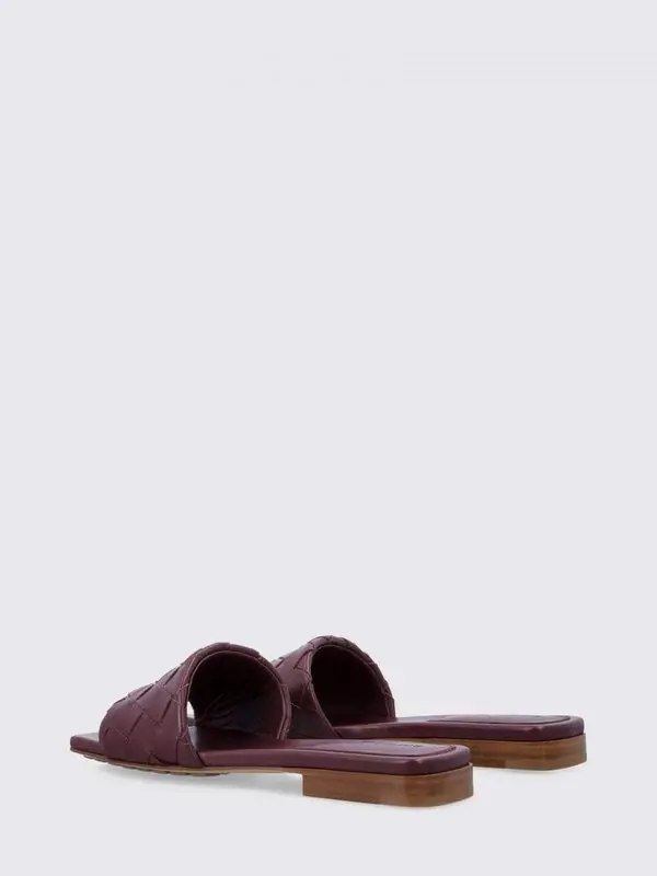 Bottega Veneta Leather Sandals - Red