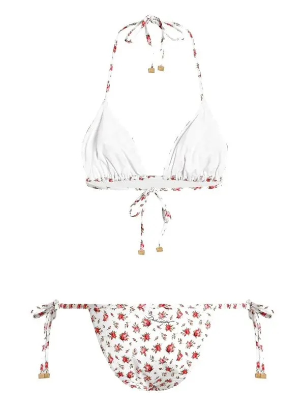 Dolce & Gabbana Roses Print Bikini Set - Multicolor