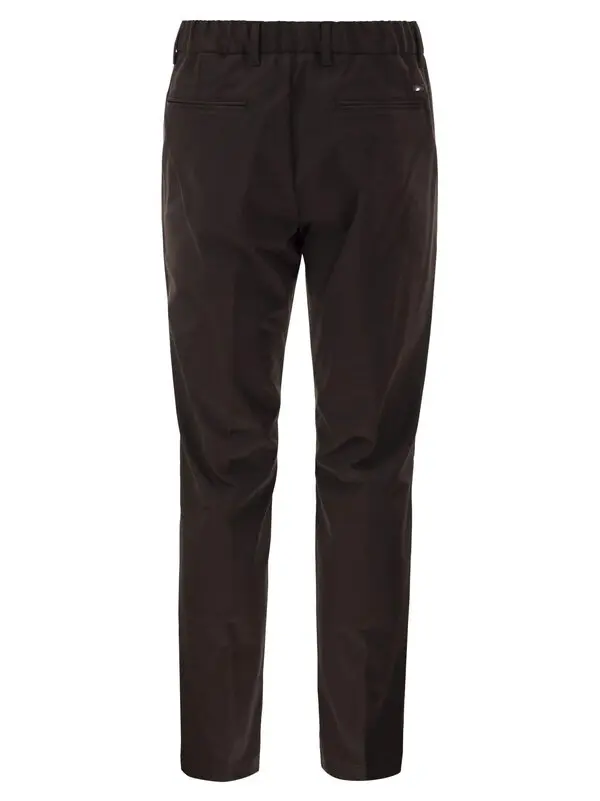 Herno Technical Fabric Drawstring Trousers - Brown