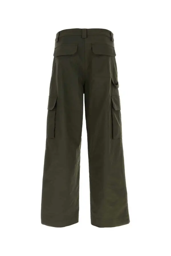 Valentino Garavani Olive Polyester Blend Cargo Pant