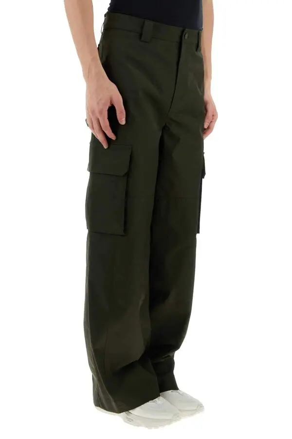 Valentino Garavani Olive Polyester Blend Cargo Pant