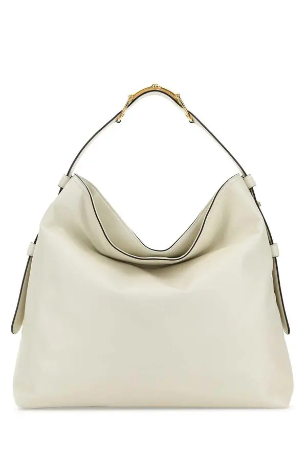 Gucci Leather Large Beatrix Shopping Bag - White