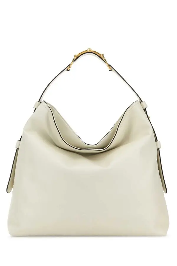 Gucci Leather Large Shopping Bag - White