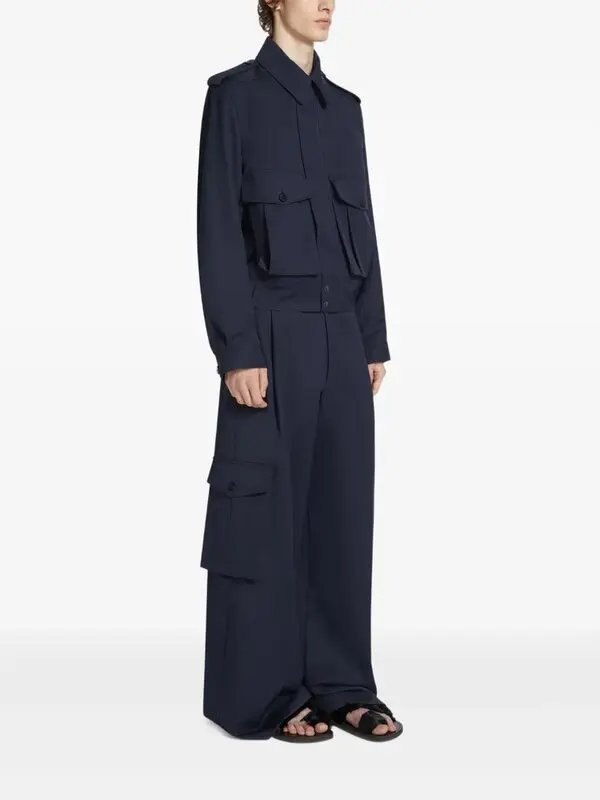 Dries Van Noten Piers Tris 1176 M.w.pants Nav