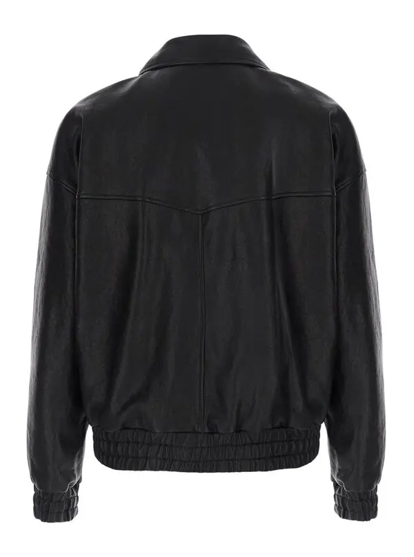 Saint Laurent Leather Jacket - Multicolor