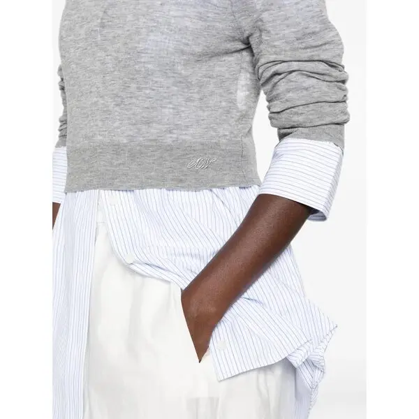 Alexander Wang Crew Neck Jumper - Gray