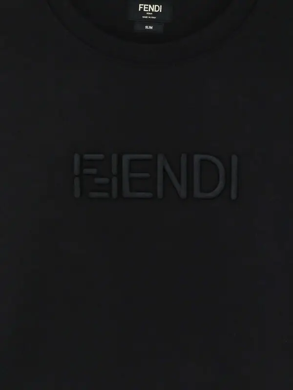 Fendi Slim Fit Cotton T-shirt