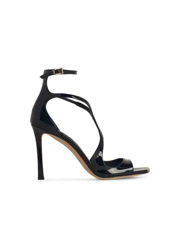 JIMMY CHOO Azia Sandals In Leather - Black