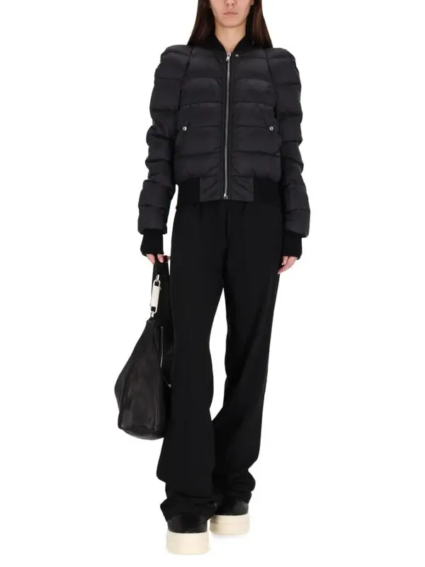 Rick Owens Comforter Down Bomber Jacket - Black