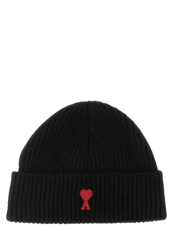 AMI Paris De Cœur' Beanie - Black