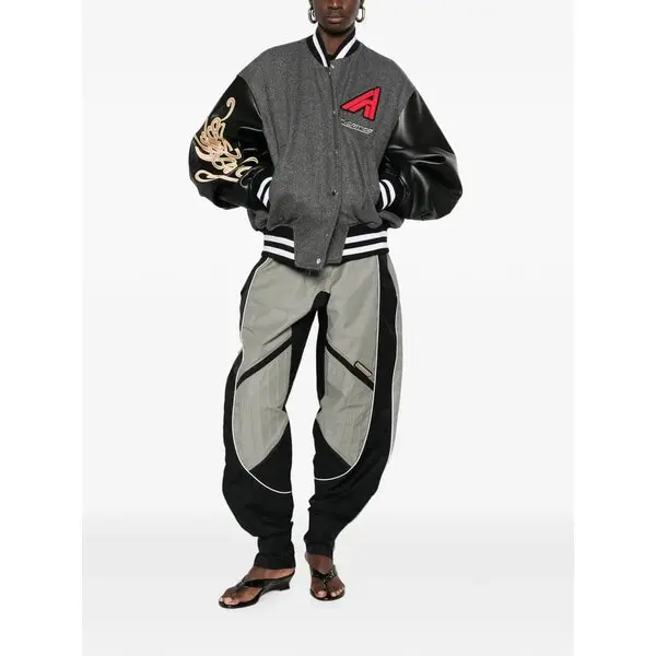 Attico Grey Jackets Bomber Jackets - Gray