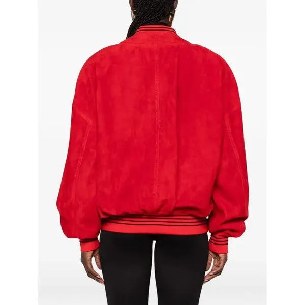 Versace Leather Jacket - Red