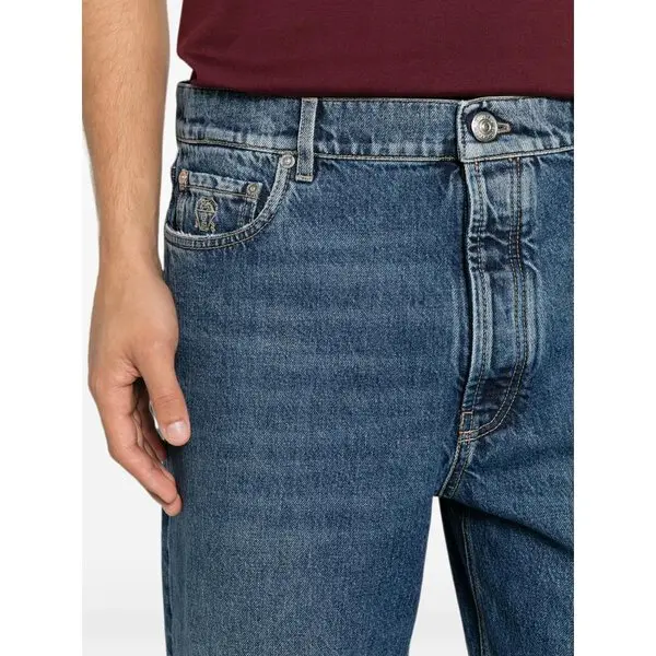 Brunello Cucinelli Denim Regular & Straight-leg Jeans - Blue