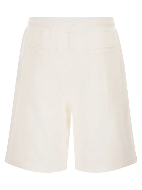 Brunello Cucinelli Techno Cotton Fleece Bermuda Shorts