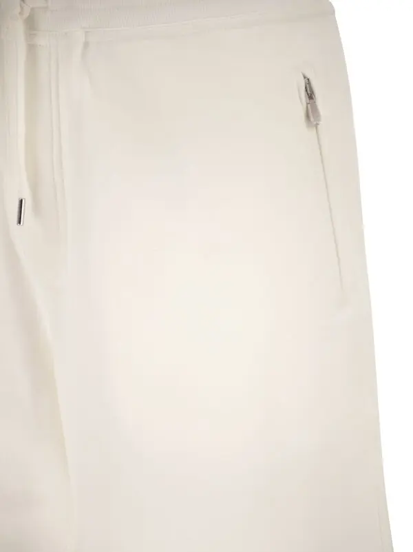 Brunello Cucinelli Techno Cotton Fleece Bermuda Shorts
