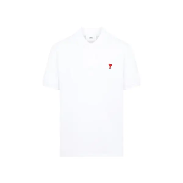 AMI Paris Polo Shirt - White