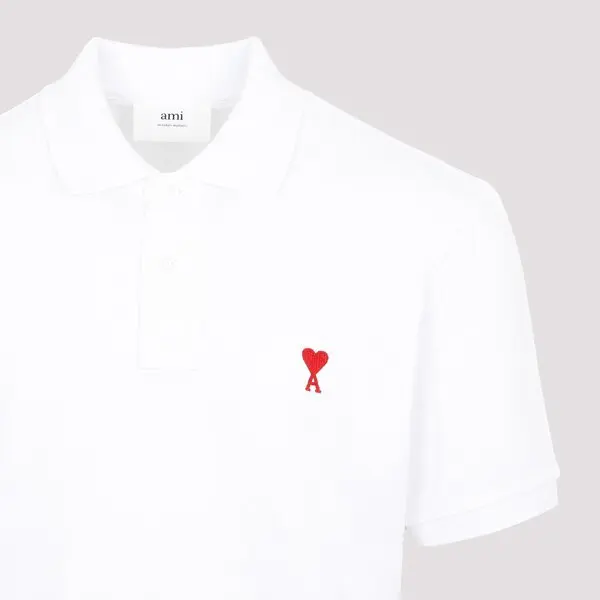 AMI Paris Polo Shirt - White