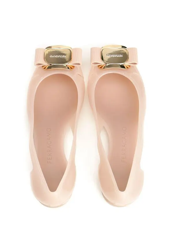 FERRAGAMO Vara Bow Jelly Ballerinas - Multicolor