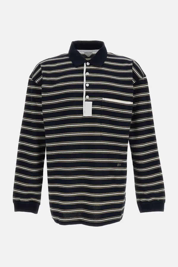 Bottega Veneta Striped Polo