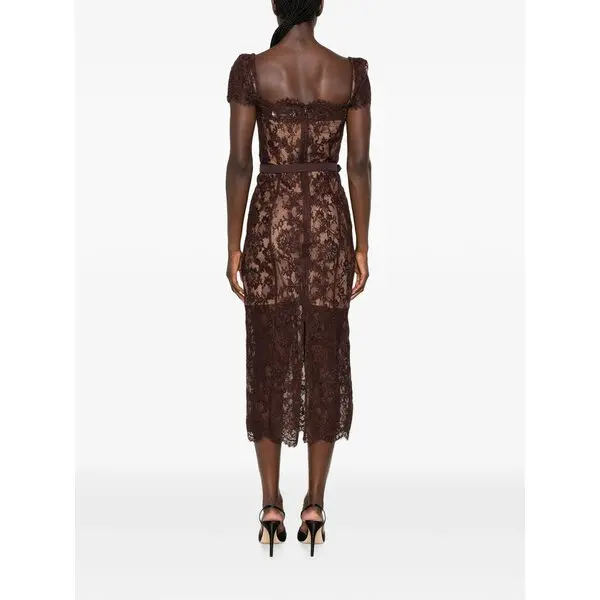 SELF-PORTRAIT Floral Lace Cocktail & Party Dress