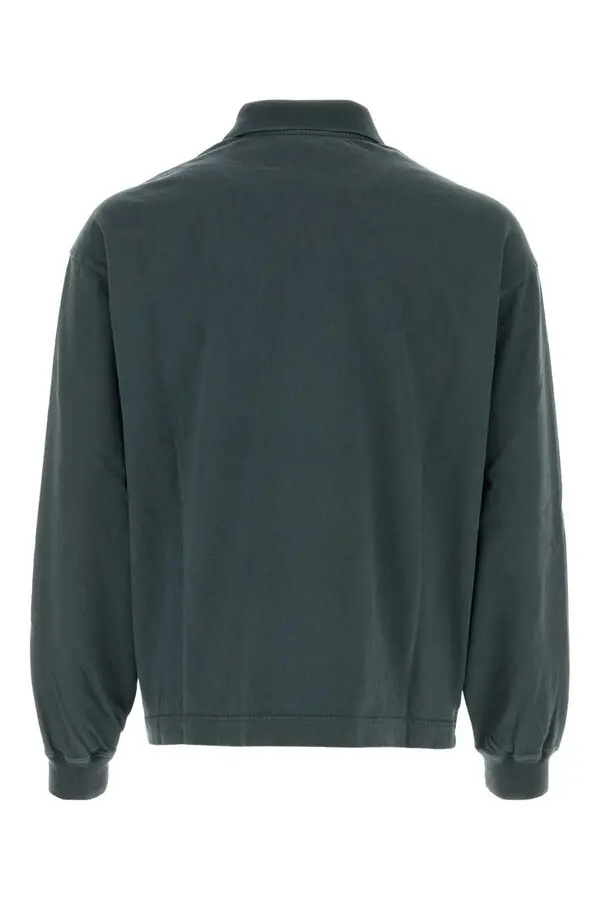 Prada Petrol Blue Cotton Polo Shirt