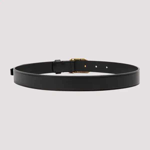 Balenciaga Bb Thin Belt - Black