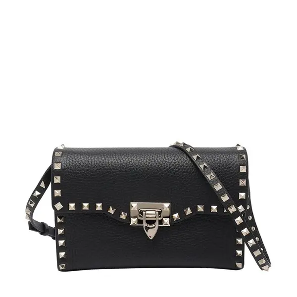 Valentino Garavani Small Rockstud Crossbody Bag - Gold