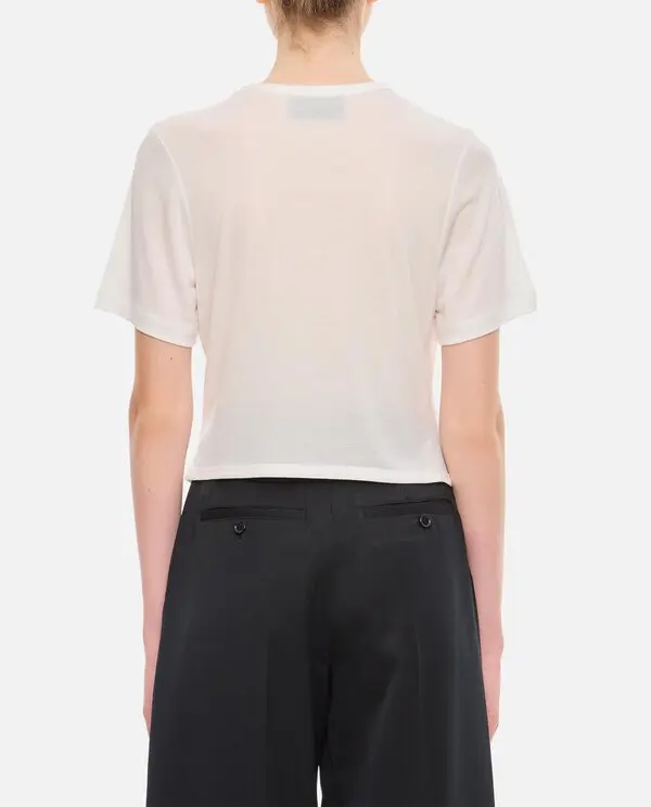 Simone Rocha Easy T-shirt W/ Bow Tails - Multicolor