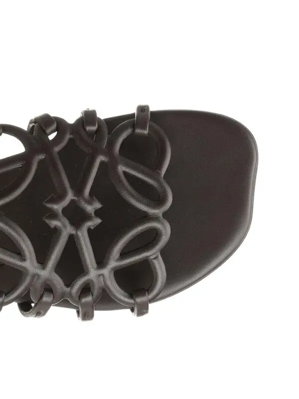 Loewe Petal Sandals - Brown