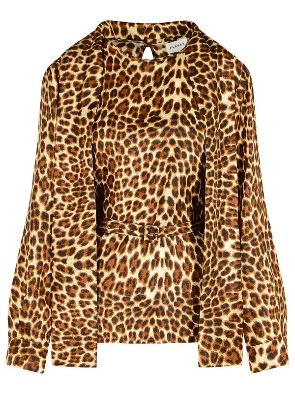 P.a.r.o.s.h Animlier Silk Blouse