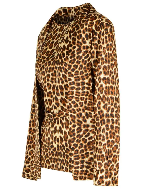 P.a.r.o.s.h Animlier Silk Blouse