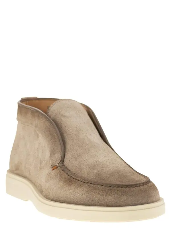Santoni Suede Desert Boot