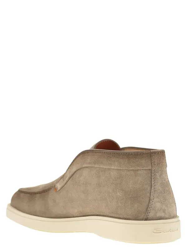 Santoni Suede Desert Boot