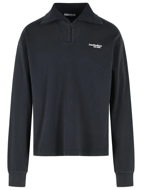 Acne Studios Cotton Sweatshirt - Black