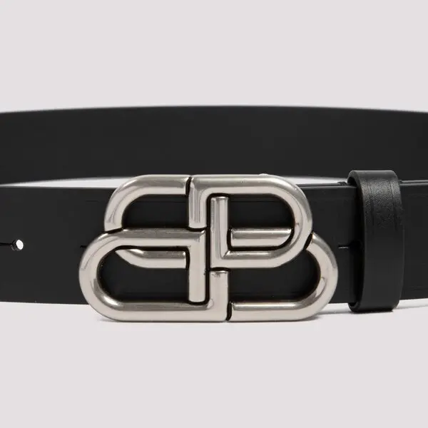 Balenciaga Bb Large Belt 35 - Black