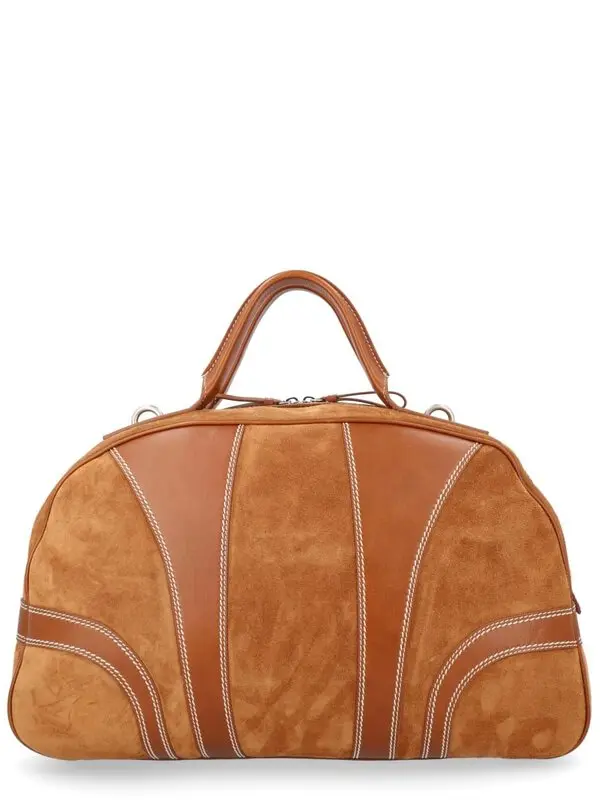 Dries Van Noten Suede Duffle Bag