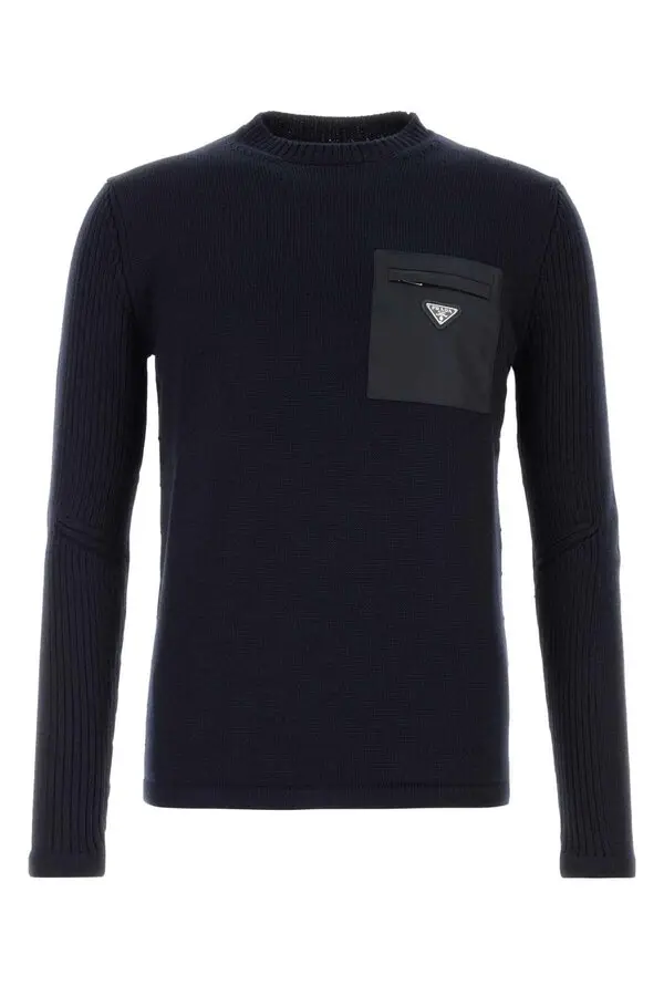 Prada Wool Pullover - Blue