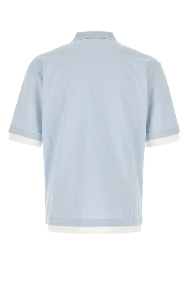 Prada Powder Piquet Polo Shirt