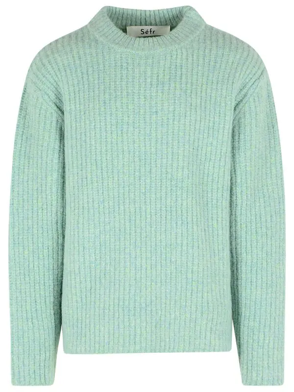 Séfr Darko' Sweater In Wool And Alpaca Blend - Green