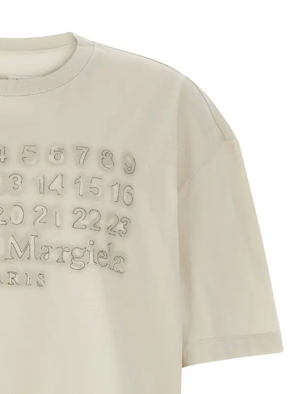 MAISON MARGIELA Logo T-shirt - Cream