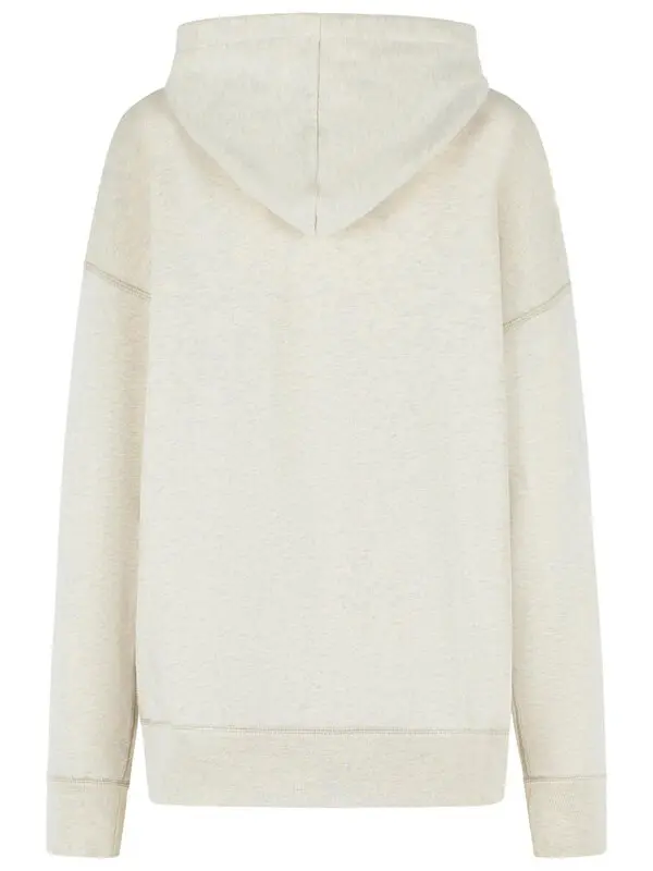 Isabel Marant Étoile Mansel' Sweatshirt In Ecru Cotton Blend - Cream