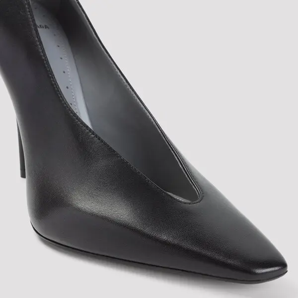 Balenciaga Leather Duchesse Pump - Black