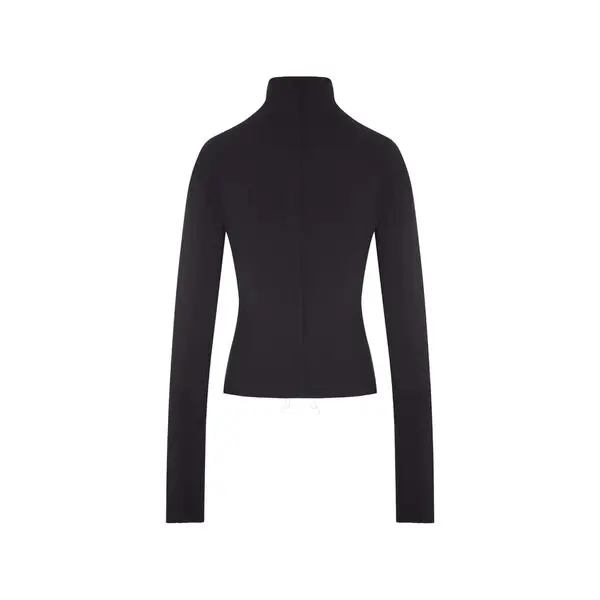 Rick Owens Fitted Asymmetric Zip-fastening Jacket - Black
